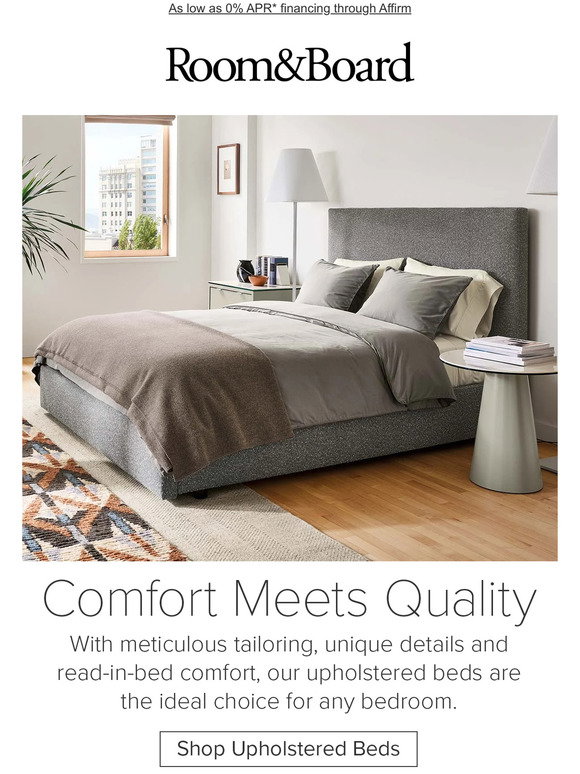 Room & Board: Sleep tight in modern upholstered beds | Milled