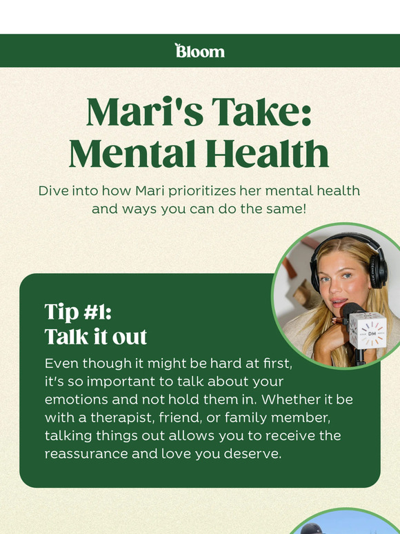 Bloom Nutrition: Mari’s latest & greatest on Mental Health | Milled