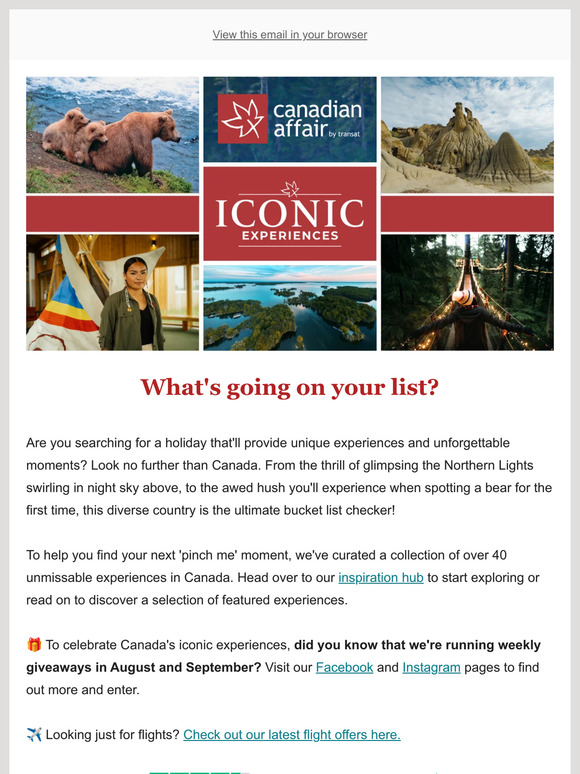 Canadian Affair: Weekly giveaways to celebrate Canada's iconic ...