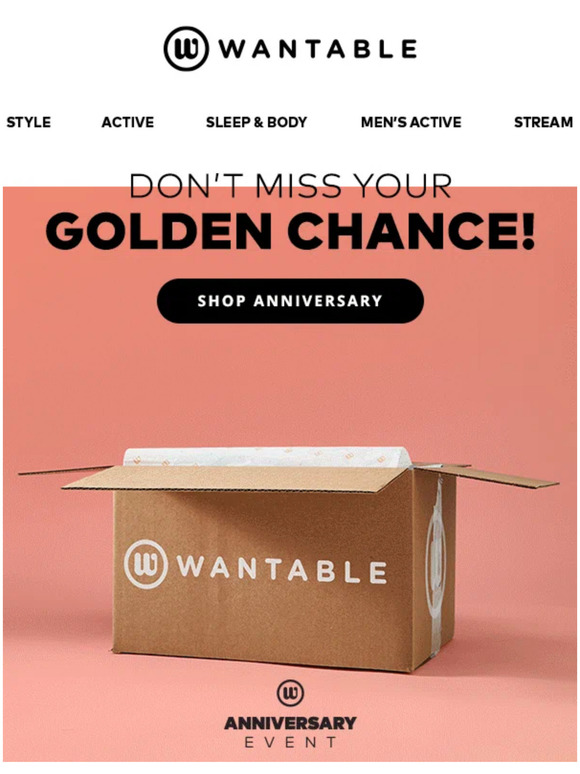 Wantable: 📣 ANNIVERSARY ENDS SOON 📣 | Milled