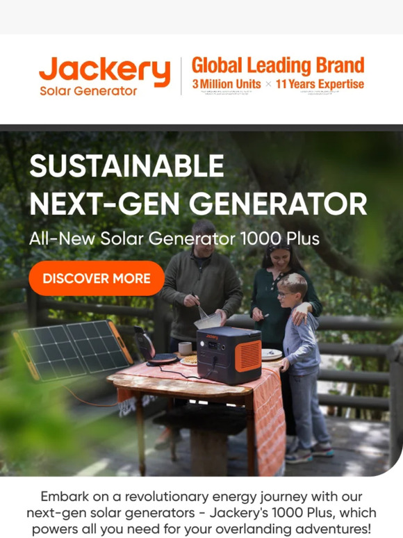 Jackery: 🆕Jackery’s Sustainable Next-Gen Solar Generators Coming Soon ...