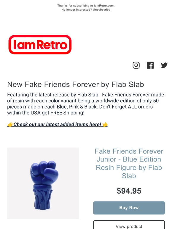 I Am Retro: Now Available!! Fake Friends Forever from Flab Slab! | Milled