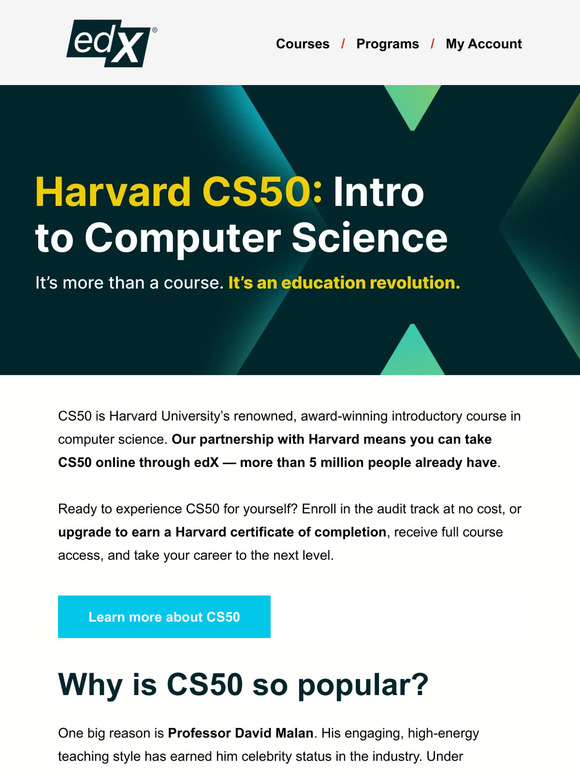 edX (Global): Intro to computer science, but fun (yes, really) | Milled edX (Global): Intro to computer science, but fun (yes, really) | Milled