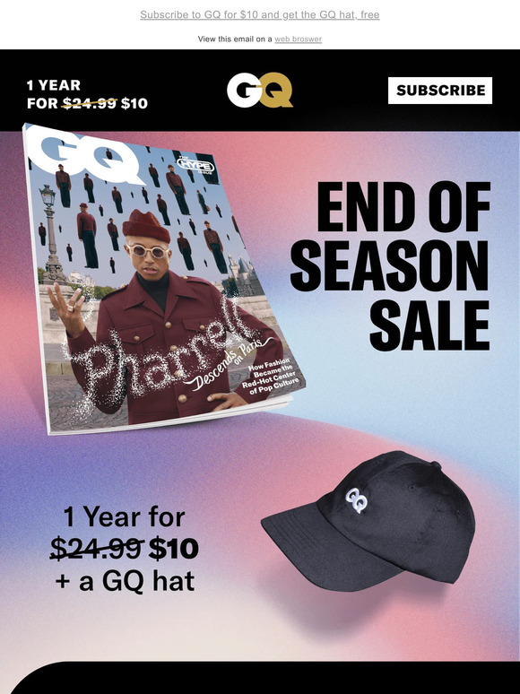 GQ: You're invited to subscribe to GQ Magazine for only $10 | Milled