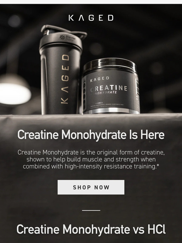 Kaged Muscle US: Creatine Monohydrate is here | Milled