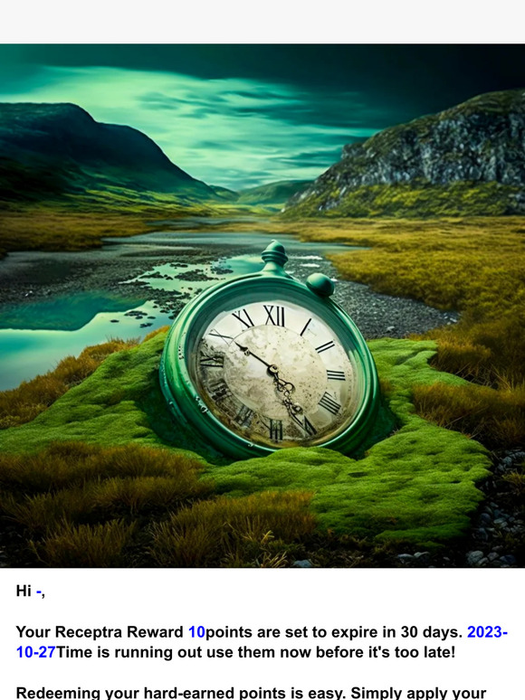 Receptra: ⏰ Time to Put Your Receptra Points to Use! ⏰ | Milled