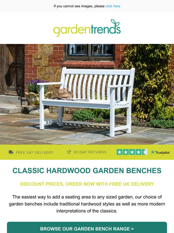 Garden Trends: Find the Perfect Patio Addition: Garden benches 👨‍🌾 | Milled