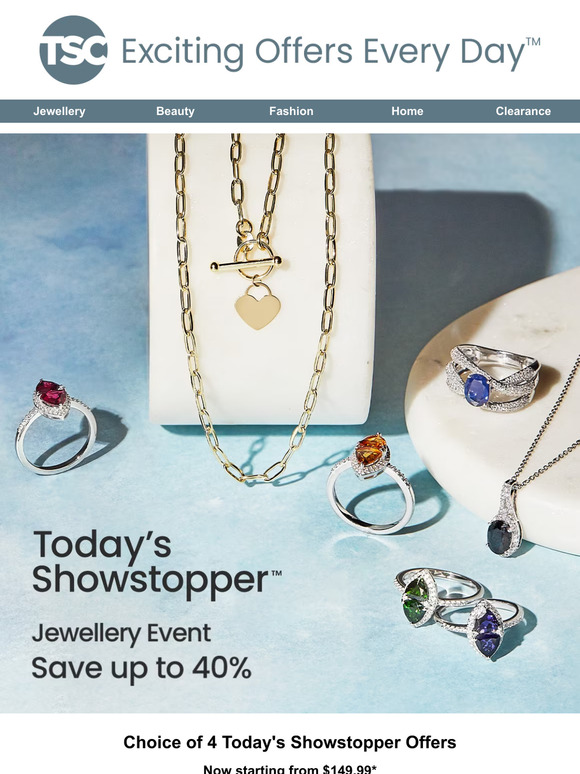 The Shopping Channel: Today’s Showstopper™ - Jewellery Event | Milled