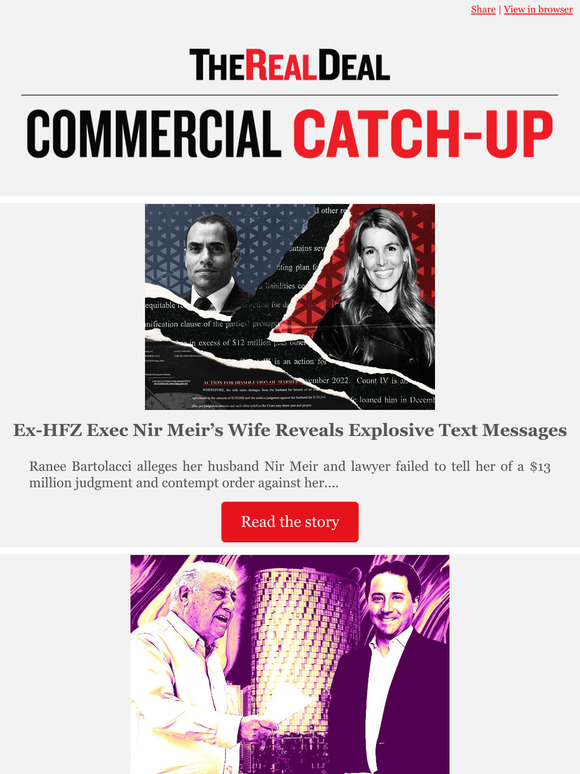 The Real Deal: Nir Meir’s wife breaks her silence; Zara billionaire ...