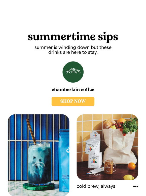 Chamberlain Coffee: how to make summer last forever? | Milled