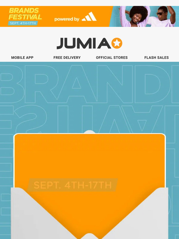 Jumia: 💌Here's your official invitation to the Jumia Brands Festival🛍️🤩 ...