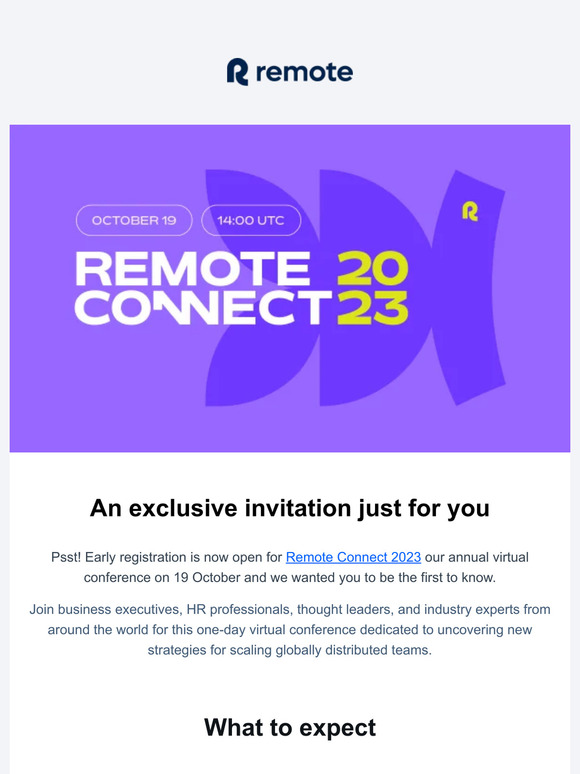 Remote: 🚀 Exclusive Early Access: Remote Connect 2023 is here | Milled