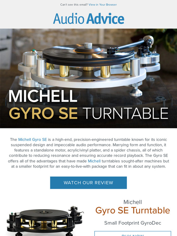 Audio Advice: Michell Gyro SE - Where Design Meets Sound | Milled