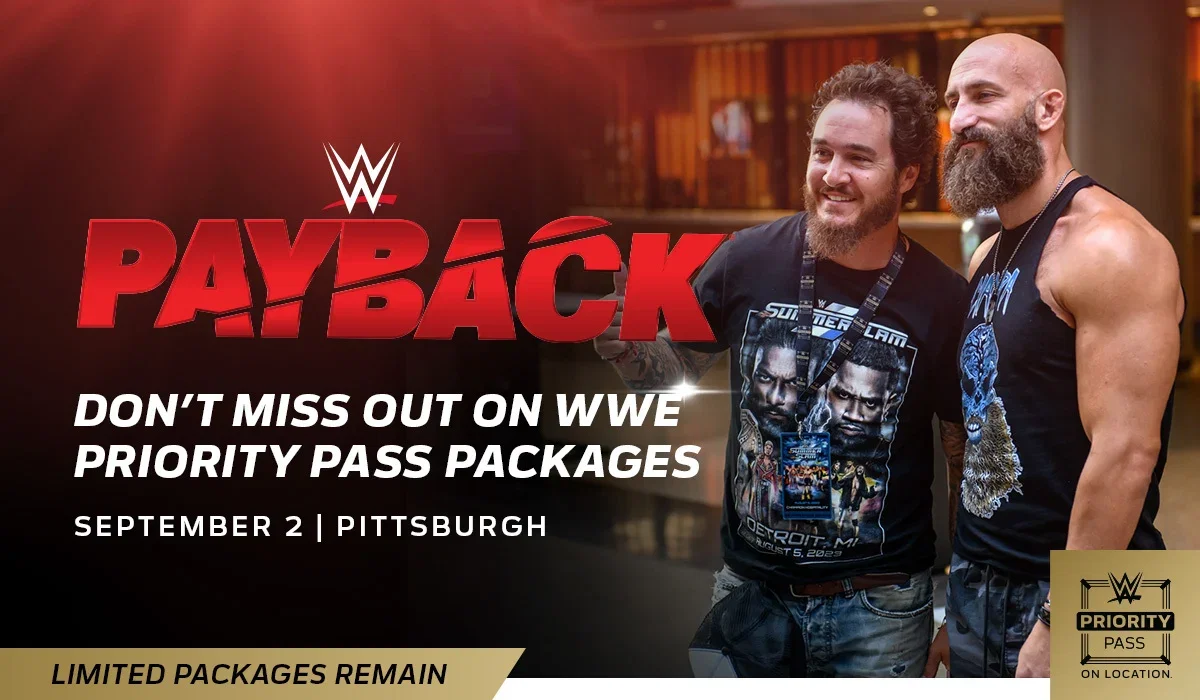 WWE Shop: Last Chance! Secure Your WWE Payback Priority Pass | Milled
