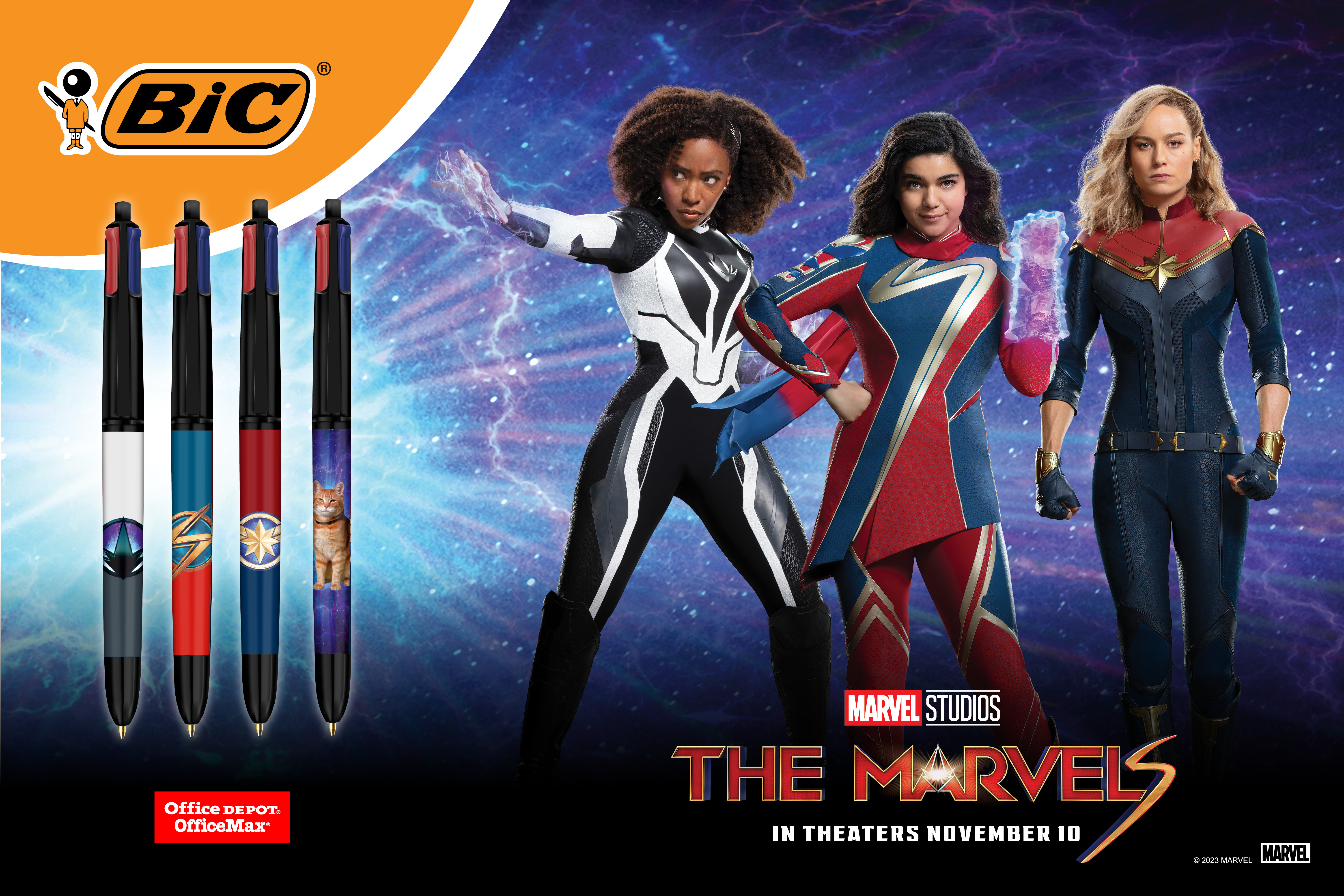 Marvel: BIC joins forces with Marvel Studios' The Marvels on a Limited ...