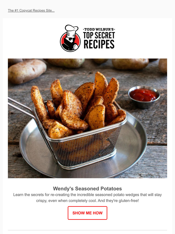 Top Secret Recipes: Make Wendy's Seasoned Potatoes at home!🏡 | Milled