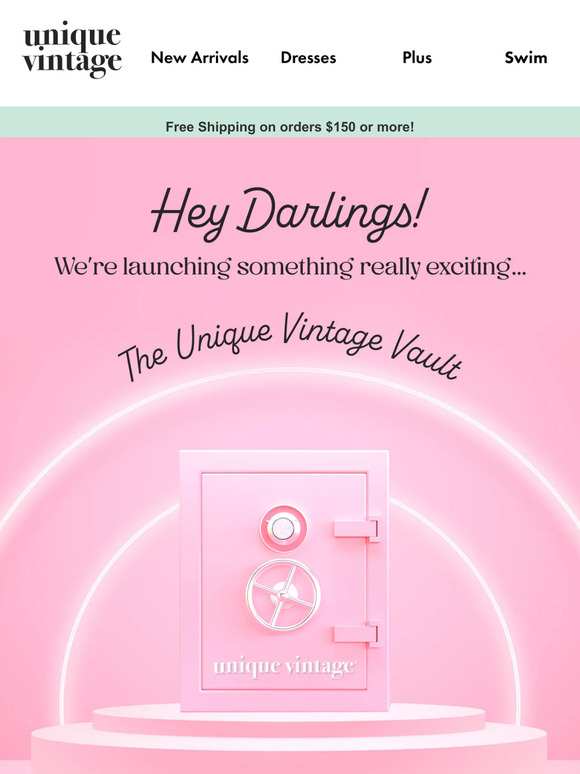 Unique Vintage: Coming Soon: The Unique Vintage Vault | Milled