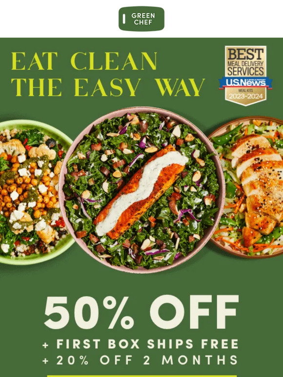 Green Chef: 80+ weekly options?! You read that right. | Milled