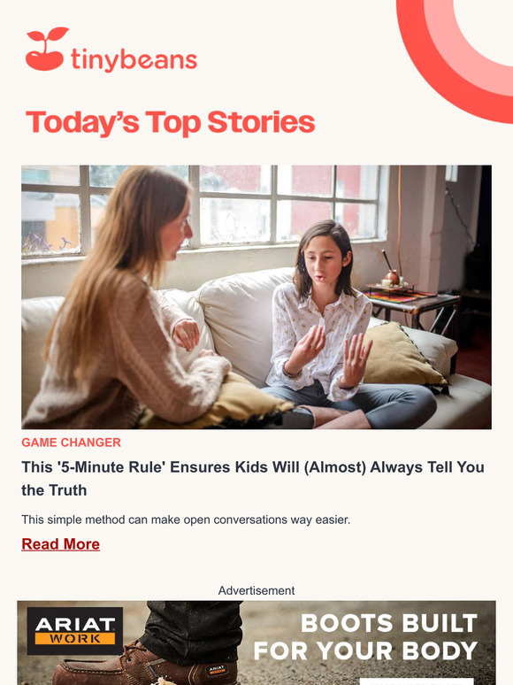 Tinybeans: This '5-Minute Rule' Ensures Kids Will Tell You the Truth | Milled