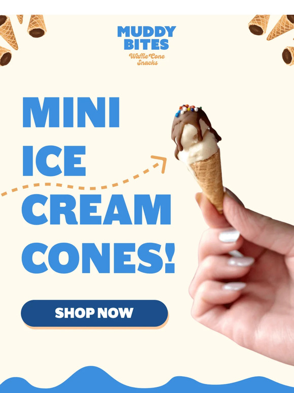 Muddy Bites: DIY Mini Ice Cream Cones! | Milled