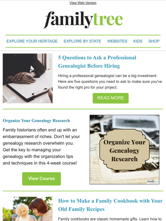 Family Tree Magazine: 5 Questions to Ask a Professional Genealogist ...