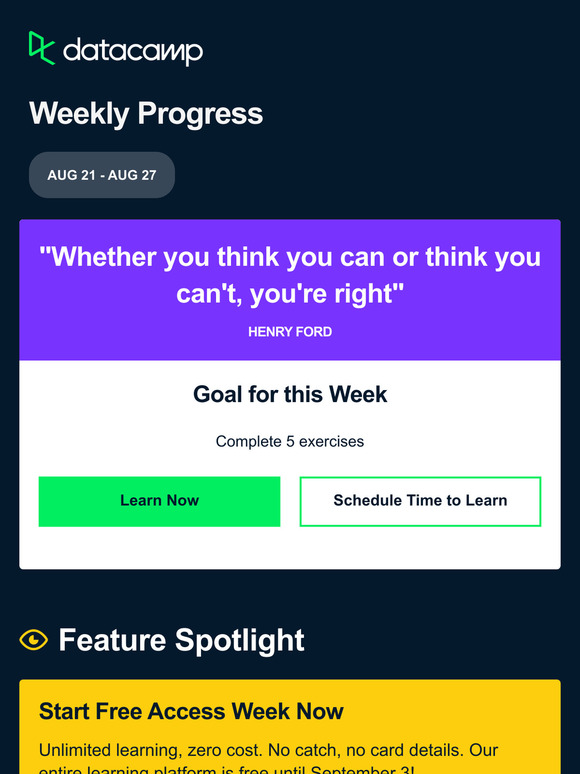 DataCamp: New Track: Excel Fundamentals | Milled