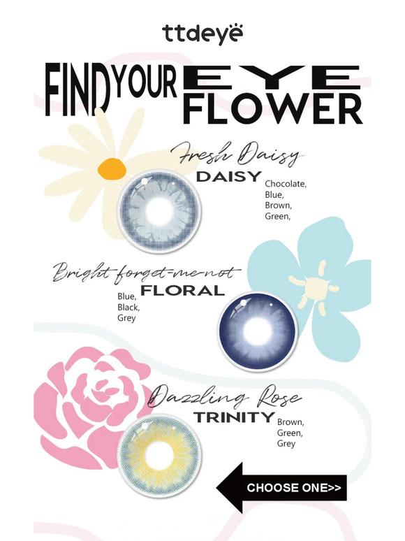 TTDEYE: Discover Your Eye's Floral Elegance🌺 | Milled