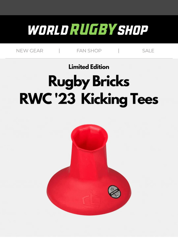 World Rugby Shop: Limited Edition Rugby Bricks RWC '23 Kicking Tees are here! | Milled