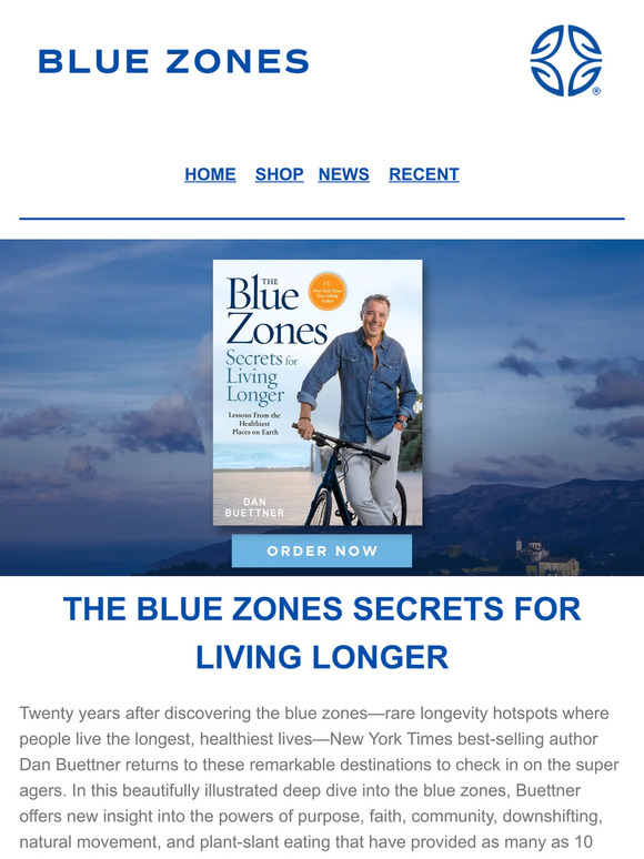 The Blue Zones Solution: OUT TODAY! Blue Zones Secrets for Living Longer: Lessons from the ...
