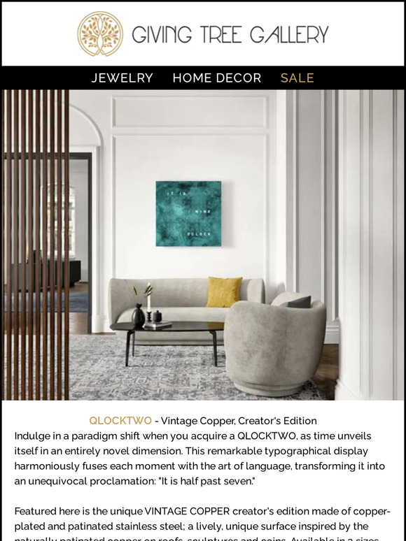 The Giving Tree Gallery: Experience Time from a Fresh Perspective with ...