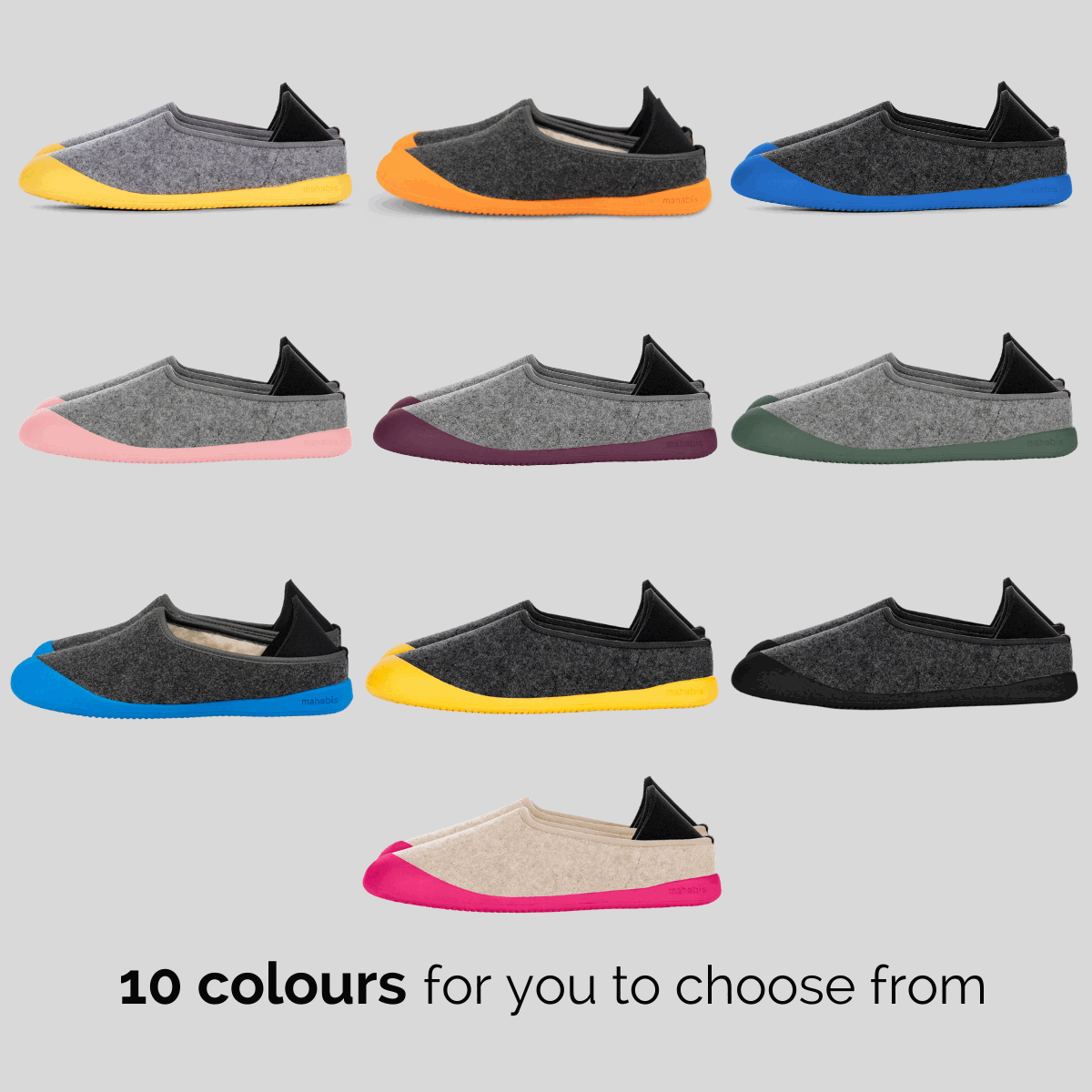 Mahabis: 10 curve colours to choose from | Milled