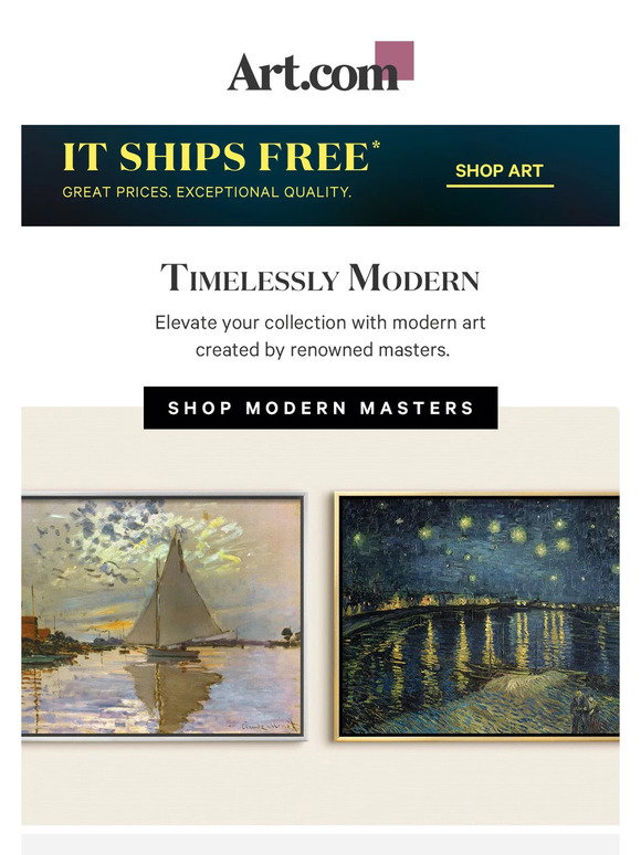 Art.com: Collect timeless works by modern art masters. | Milled