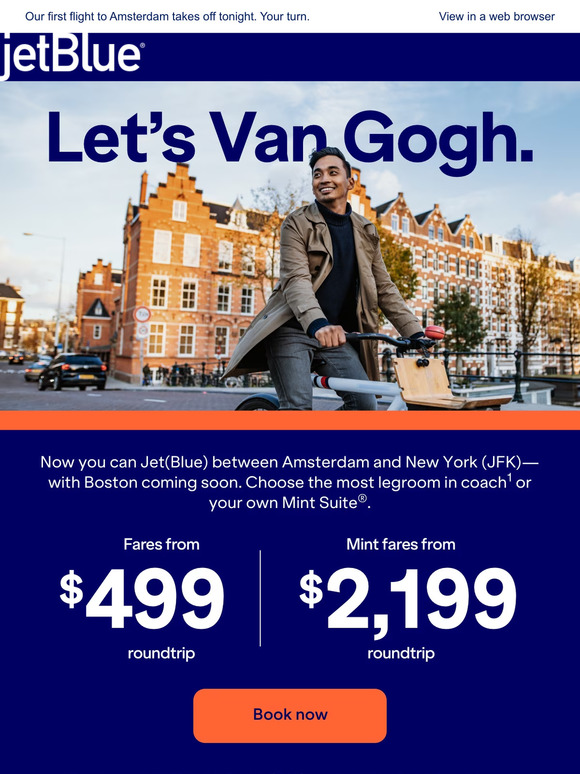 JetBlue: It's official. We're going Dutch. | Milled
