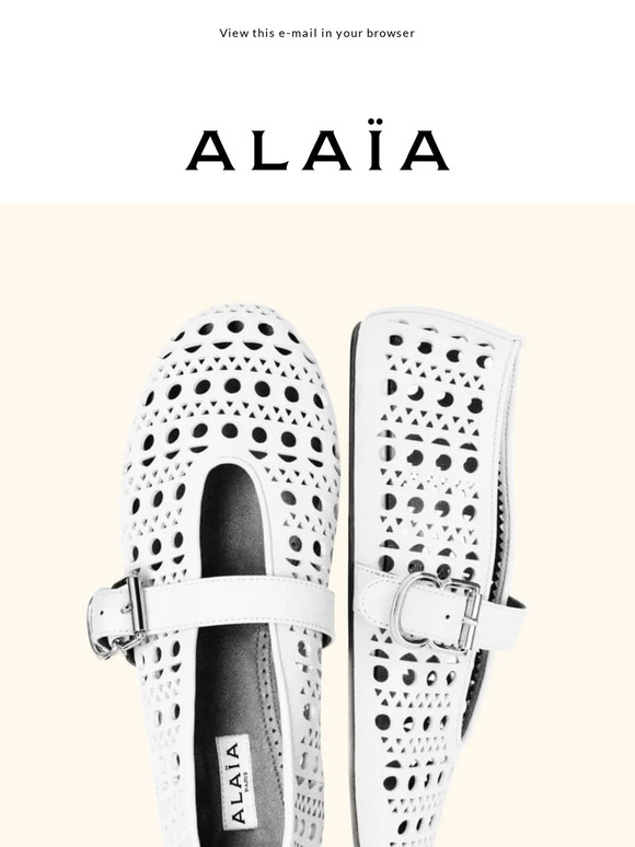 Alaïa: ALAÏA VIENNE BALLERINA | Milled