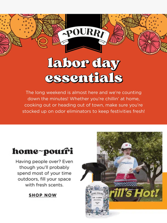 Pourri: Extra-Long Weekend Essentials Inside ️ | Milled