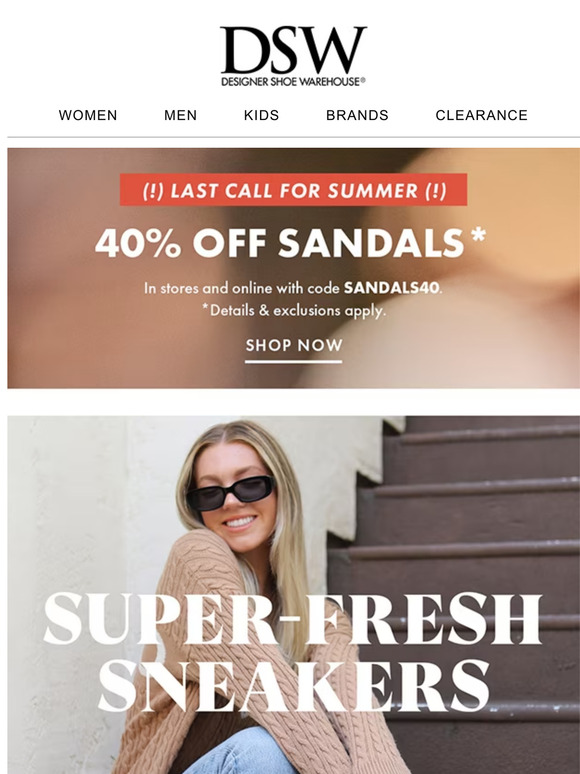 DSW: The latest sneakers you need. | Milled