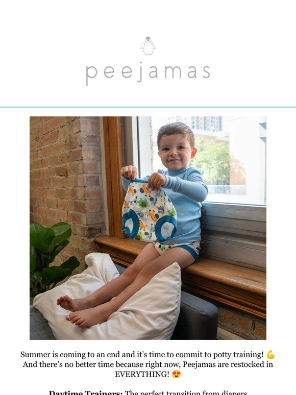 Peejamas: Ready to get back into your potty training routine?☀️📚🗓️ | Milled