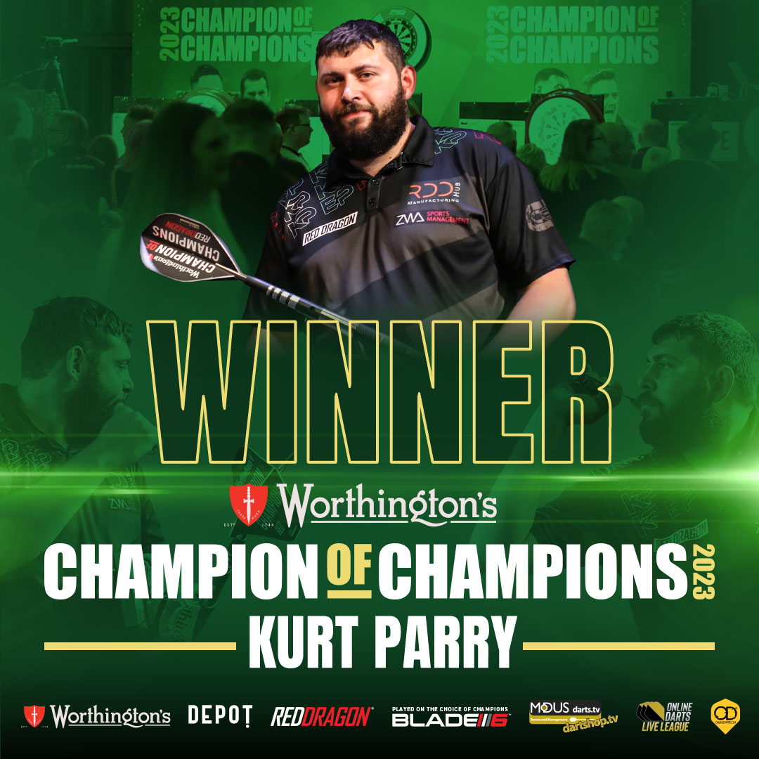 Red Dragon Darts: Worthington's Champion of Champions 2023 Winner 🎯🗺️📍 ...