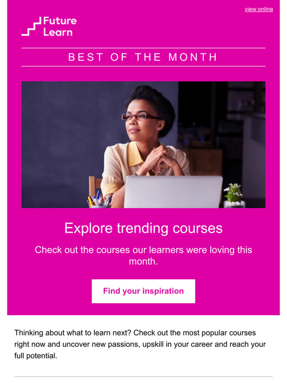 FutureLearn: —, what courses are trending? | Milled