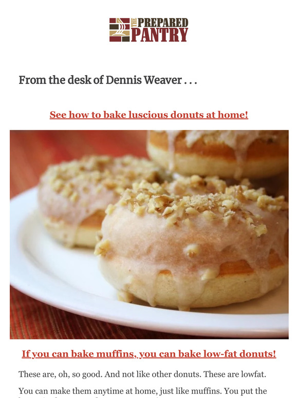The Prepared Pantry: See how to bake luscious donuts at home . . . 😍 ...