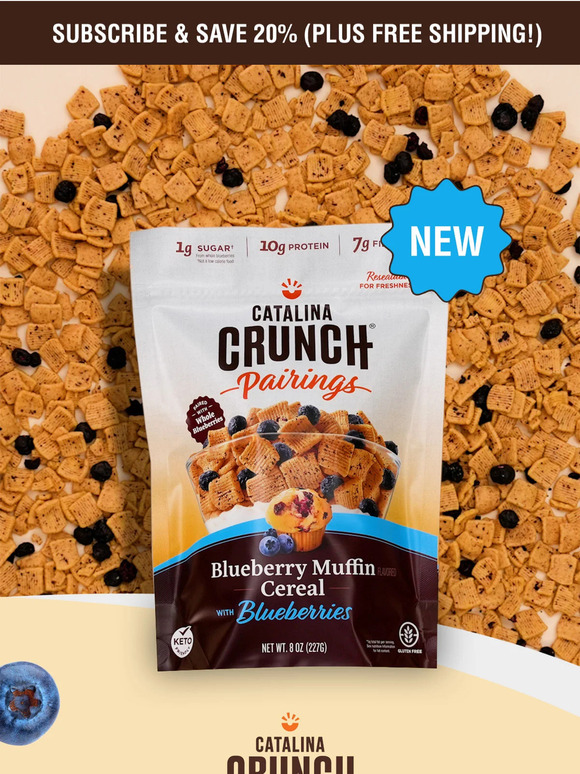 Catalina Crunch: Blueberry Muffin Cereal: Made Better than the ...