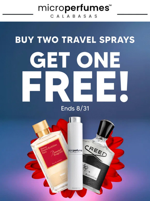 MicroPerfumes: GET A FREE TRAVEL SPRAY | Milled