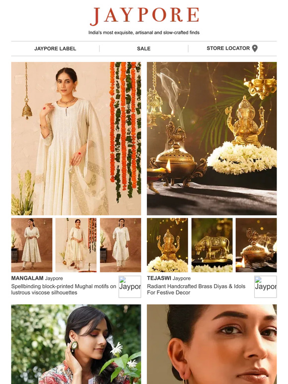 Jaypore: New At Jaypore: Block-Printed Mughal Motifs On Silhouettes For ...