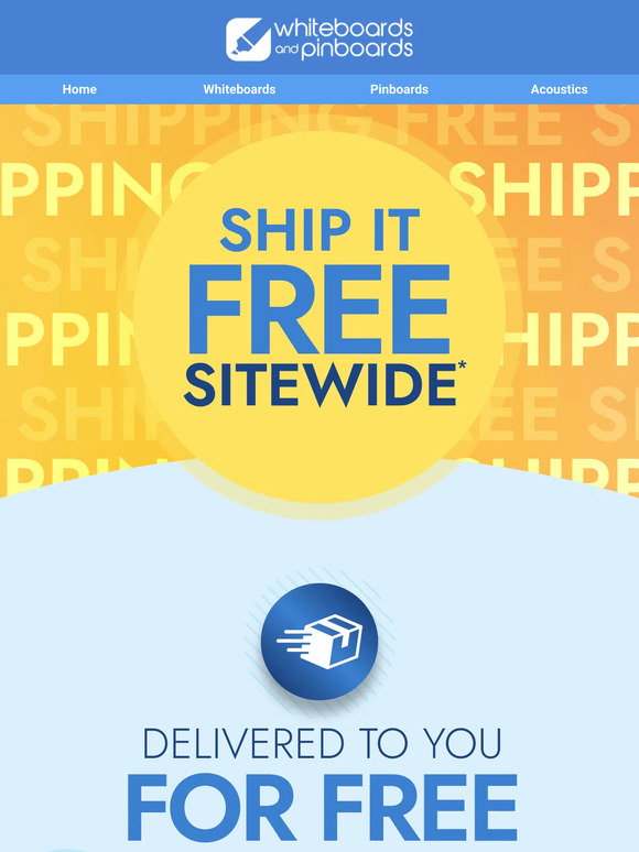 Whiteboards and Pinboards: Order now with FREE shipping sitewide* 🚛 ...