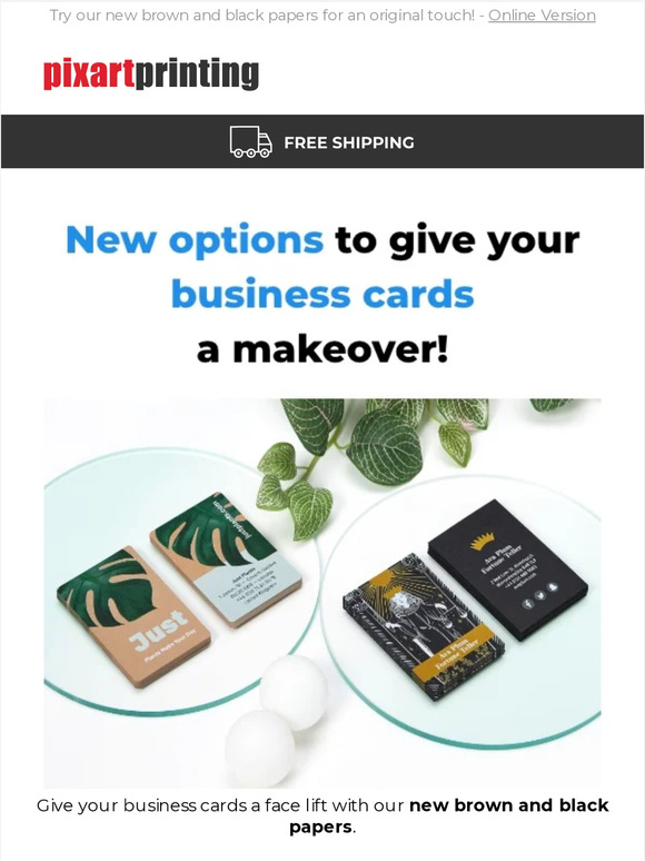 Pixartprinting: Business cards: new options to give yours a makeover ...