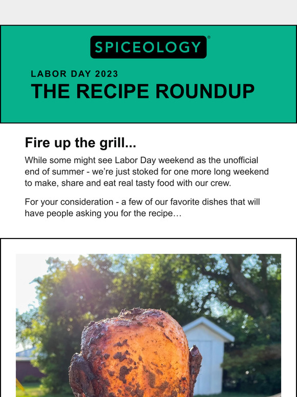 Spiceology: We Planned Your Long Weekend Menu 🗒️ | Milled