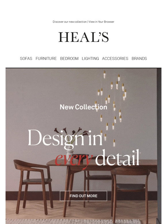 Heal's: Design in every detail | Milled