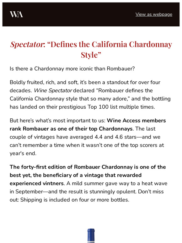 Wine Access: California’s Most Iconic Chard? | Milled