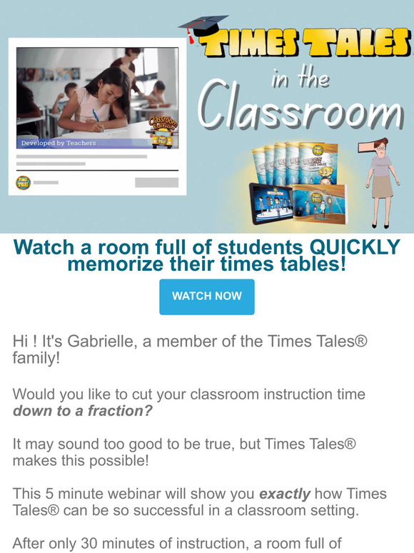 Times Tales: Times Tales is for teachers too! 👏 | Milled