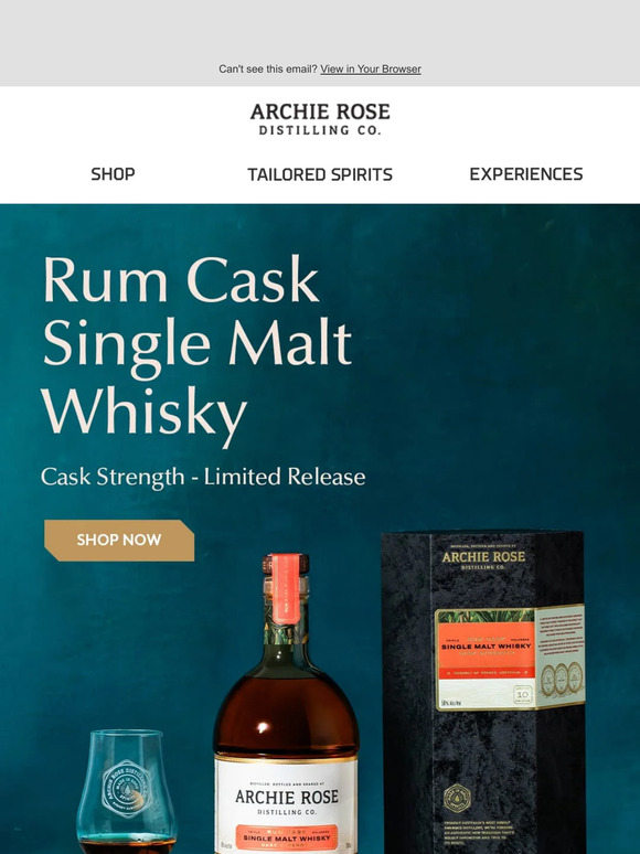 Archie Rose: New Rum Cask Single Malt Whisky | Milled